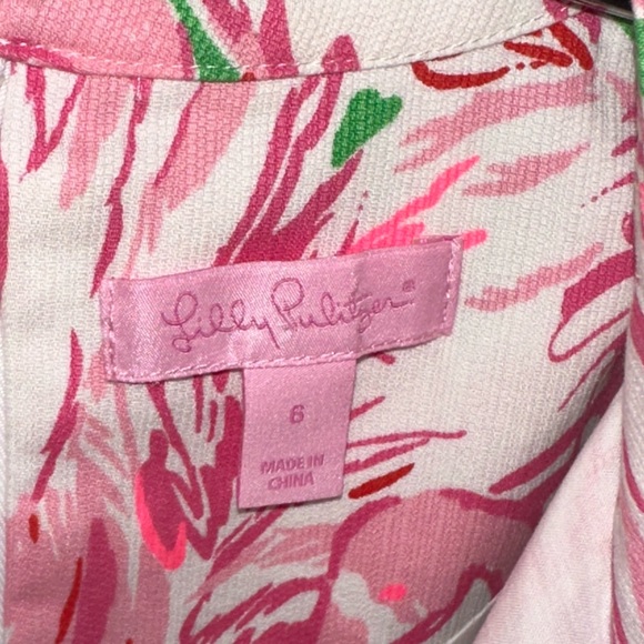 Lilly Pulitzer | Dresses | Lilly Pulitzer Flamingo Alexa Dress Size 6 ...